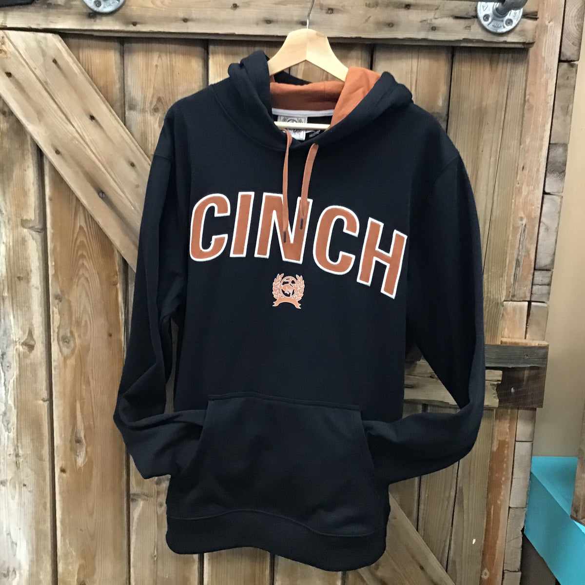 Cinch Black Hoodie – KickingCowgirlDesigns