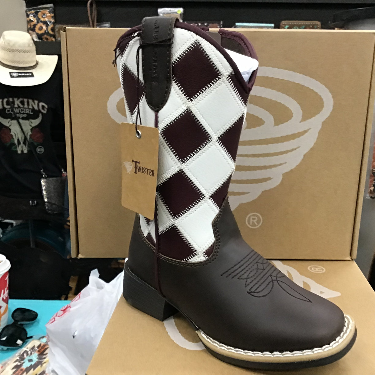 Twister “Braxton” Cowboy Boots – KickingCowgirlDesigns