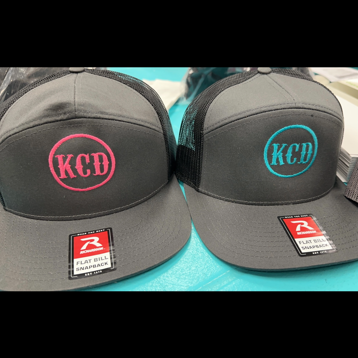 KCD Logo 7 Panel Hat – KickingCowgirlDesigns